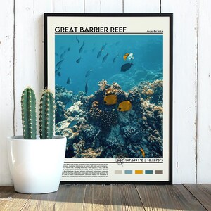 Great Barrier Reef, Great Barrier Reef Poster, Great Barrier Reef ...