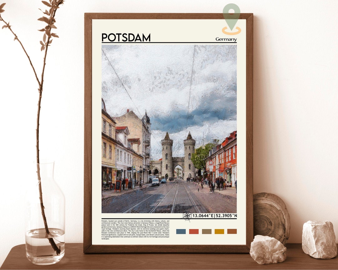 Potsdam Print, Potsdam Poster, Potsdam Wandkunst, Potsdam Reisedruck ...