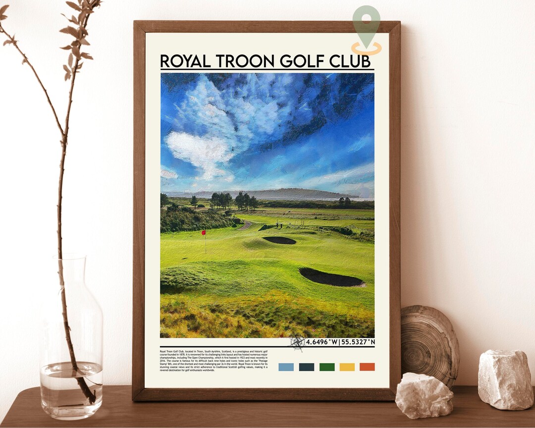 Royal Troon Golf Club, Royal Troon Print, Royal Troon Wall Art, Royal ...