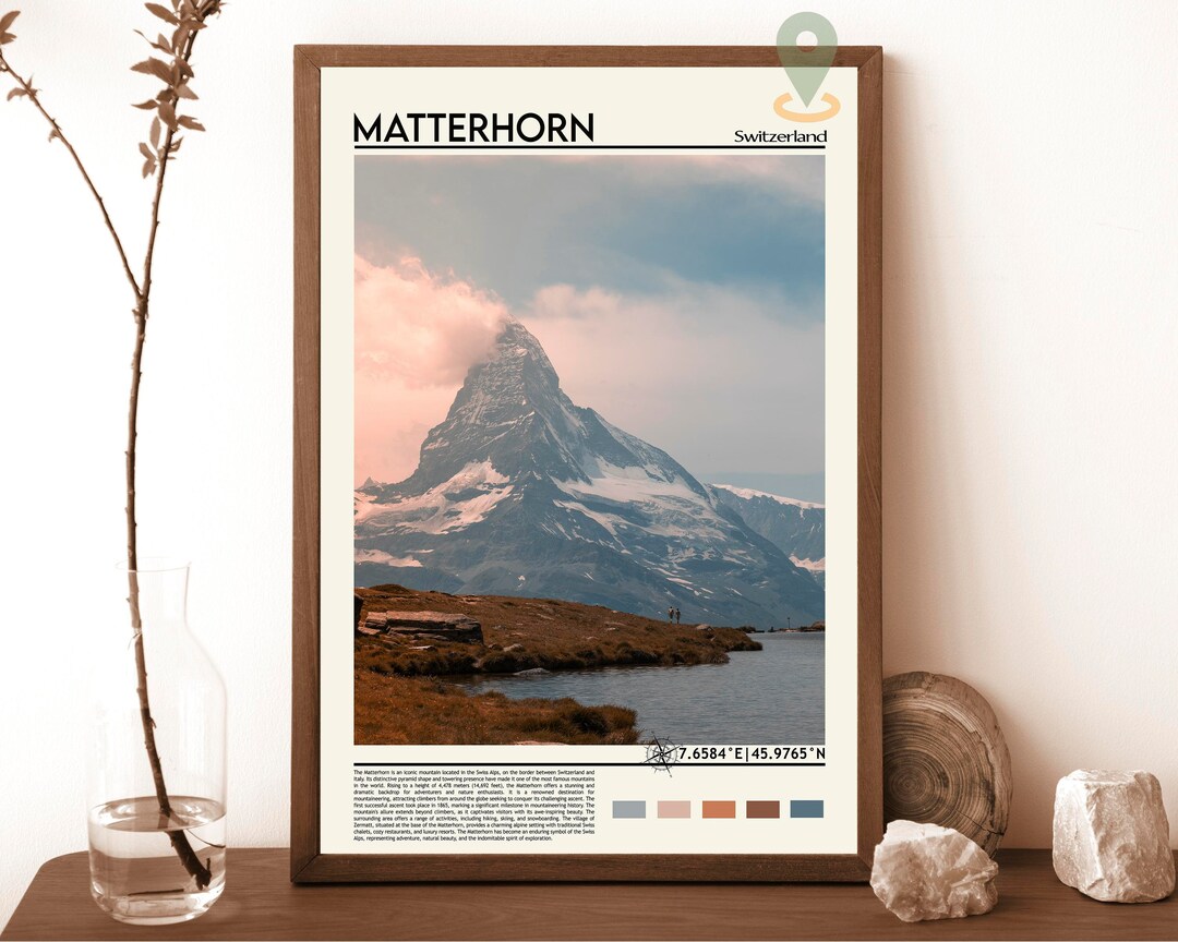 Matterhorn Print, Matterhorn Poster, Matterhorn Wall Art, Matterhorn ...