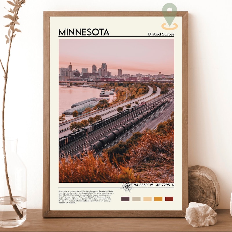 Minnesota Wall Art - Etsy