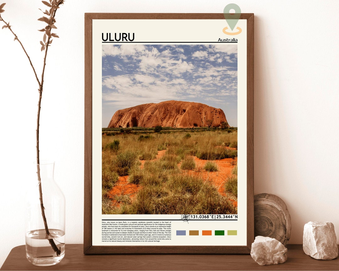 Uluru Print, Uluru Poster, Uluru Wall Art, Uluru Travel, Uluru Art ...