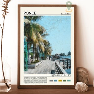 Ponce Print, Ponce Poster, Ponce Wall Art, Ponce Travel Print, Ponce ...
