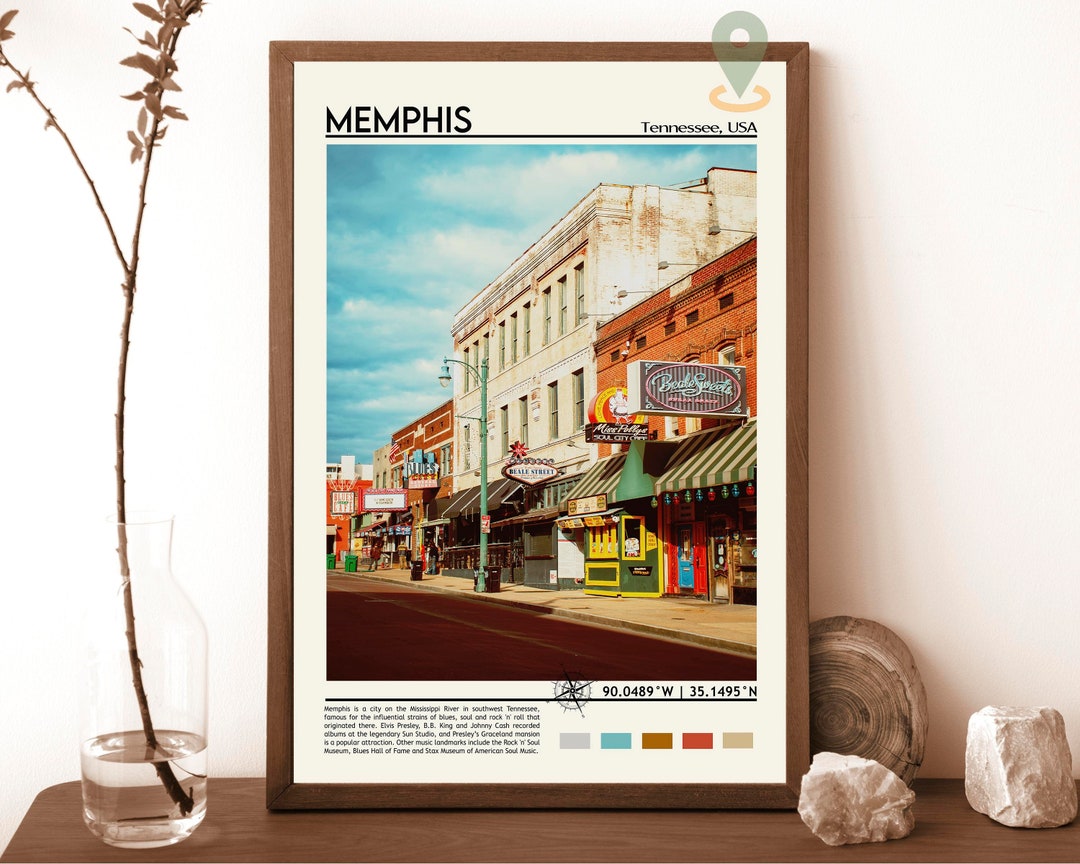 Memphis Print, Memphis Art, Memphis Poster, Memphis Photo, Memphis ...