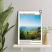 Blue Ridge Mountains Print Blue Ridge Parkway Print Blue - Etsy