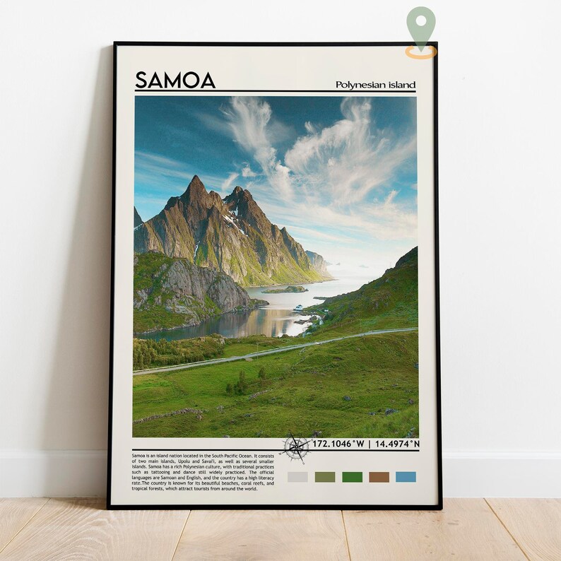 Samoa Print Samoa Art Samoa Poster Samoa Photo Samoa - Etsy