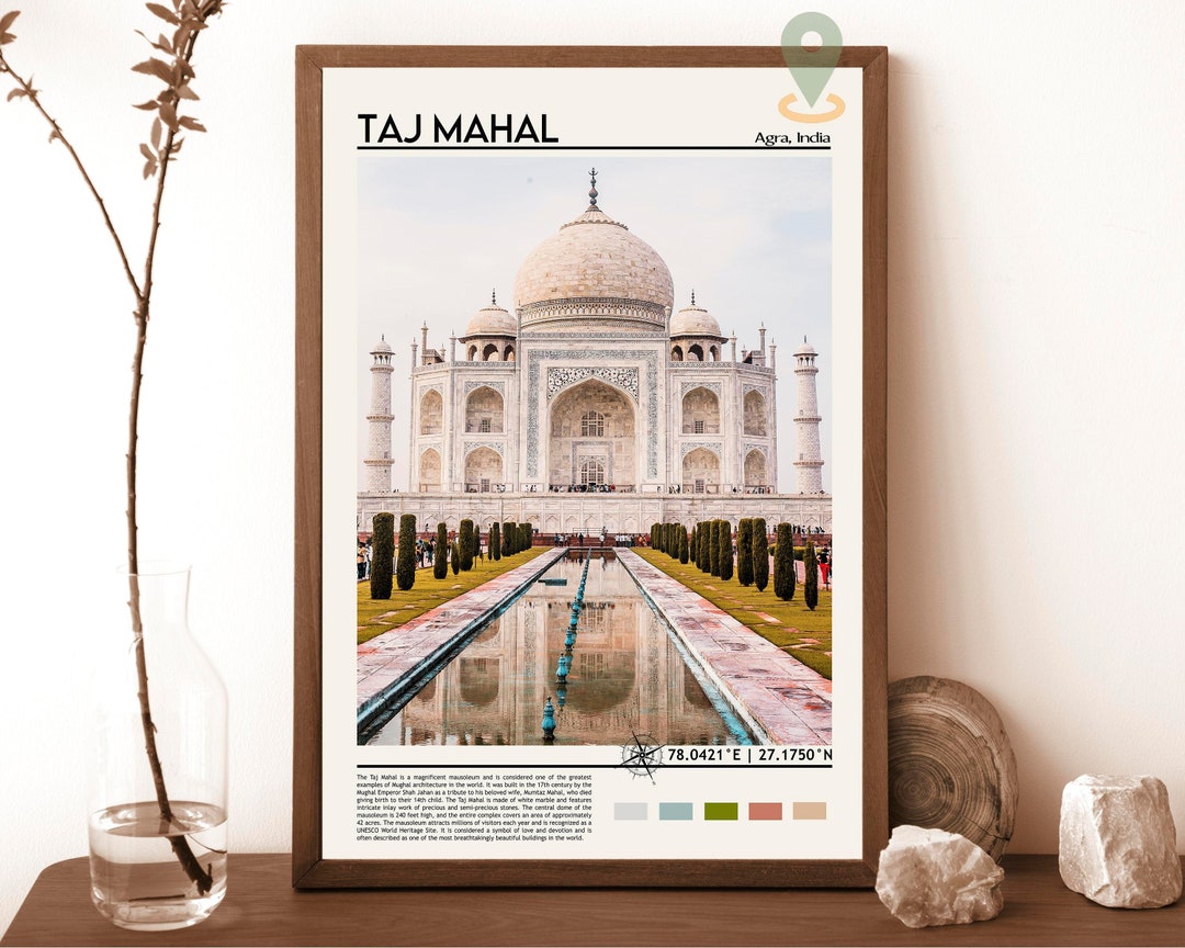 Taj Mahal Print, Taj Mahal Art, Taj Mahal Poster, Taj Mahal Photo, Taj ...