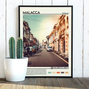 Malacca Print, Malacca Poster, Malacca Wall Art, Malacca Travel ...