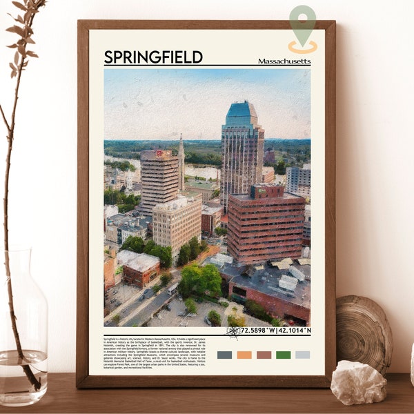 Springfield Travel Poster - Etsy