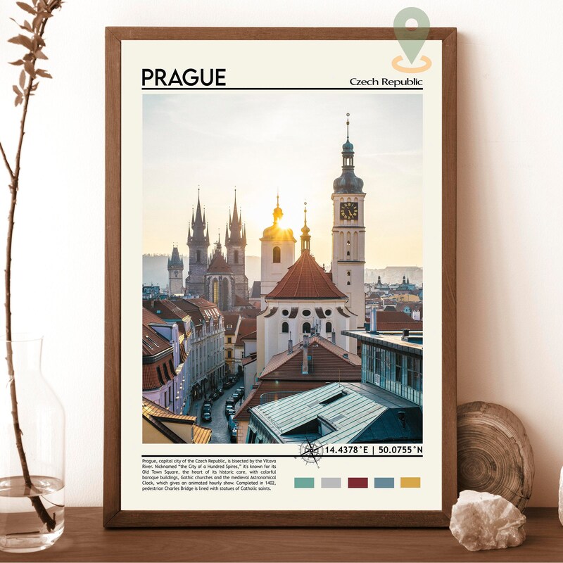 Prague Poster - Etsy