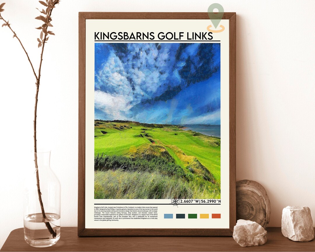 Kingsbarns Golf Links, Kingsbarns Print, Kingsbarns Wall Art ...