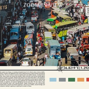 Nairobi Print, Nairobi Poster, Nairobi Wall Art, Nairobi Travel Print ...