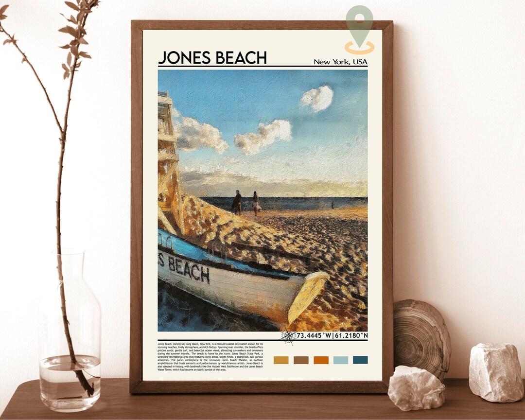 Jones Beach Print, Jones Beach Poster, Jones Beach Wall Art, Jones ...