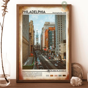 Philadelphia Print, Philadelphia Art, Philadelphia Poster, Philadelphia ...