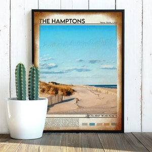 The Hamptons Print, the Hamptons Poster, the Hamptons Wall Art, the ...