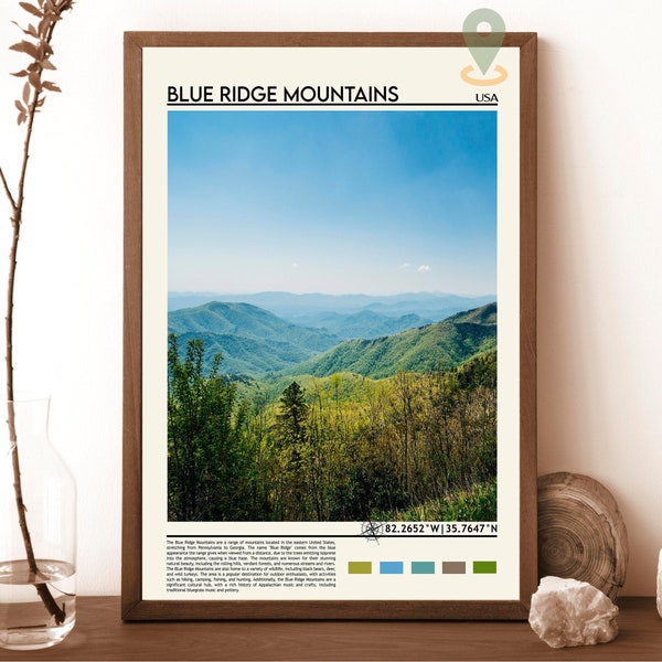 Blue Ridge Mountains - Etsy