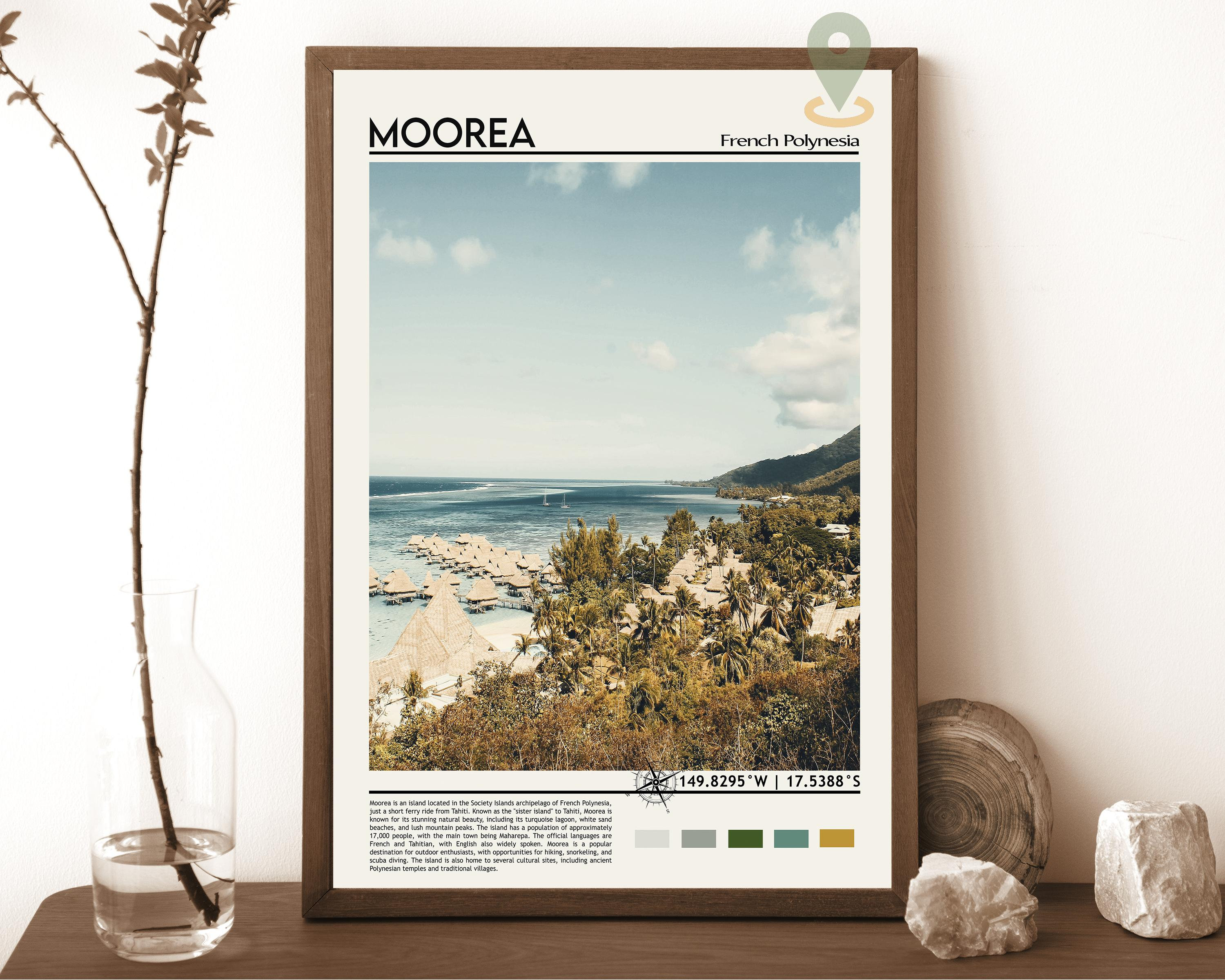 Moorea Print Moorea Photo Moorea Poster Moorea Painting - Etsy