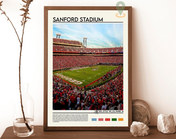 UGA Sanford Stadium - Etsy