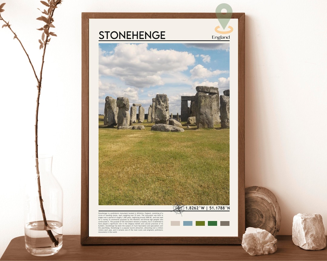 Stonehenge Print, Stonehenge Poster, Stonehenge Wall Art, Stonehenge ...