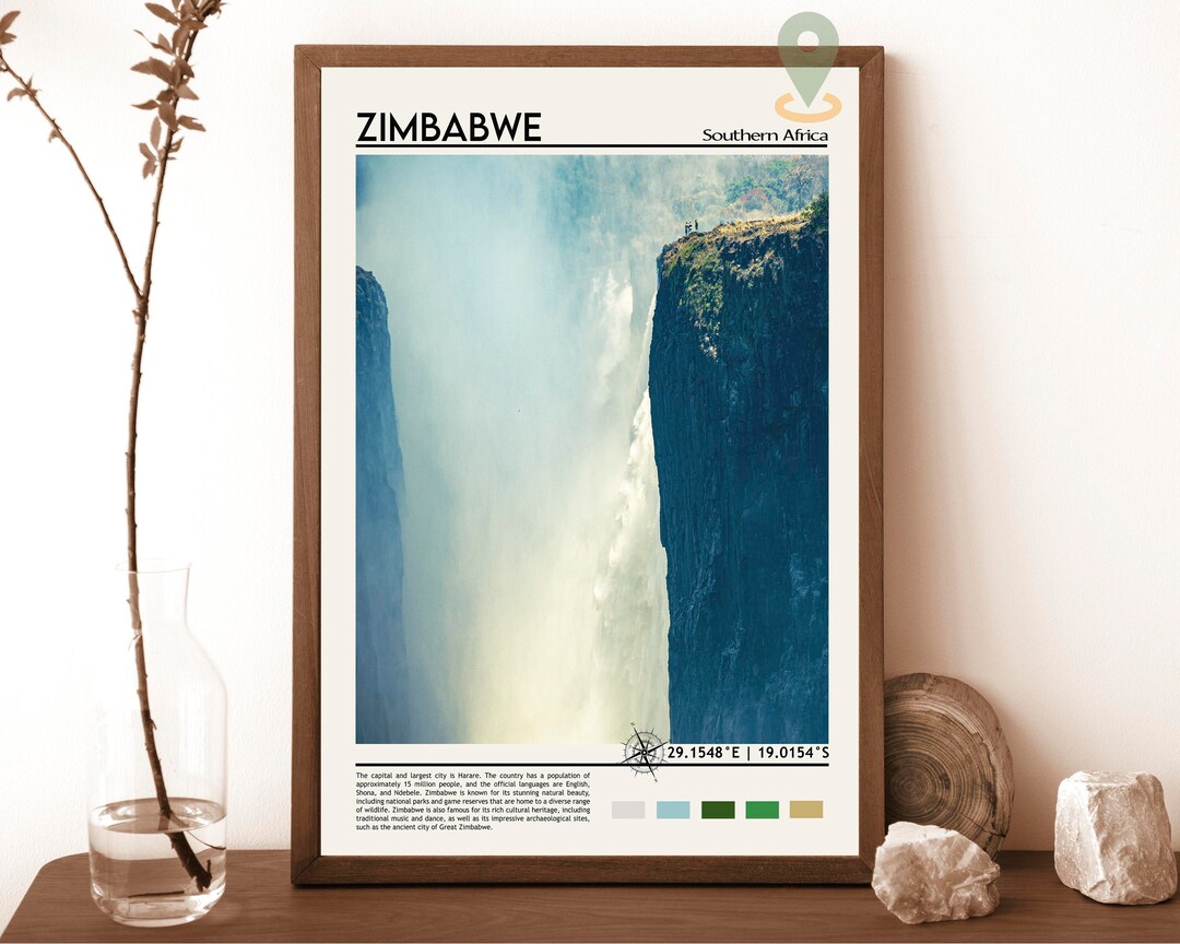 Zimbabwe Print, Zimbabwe Photo, Zimbabwe Poster, Zimbabwe Painting ...
