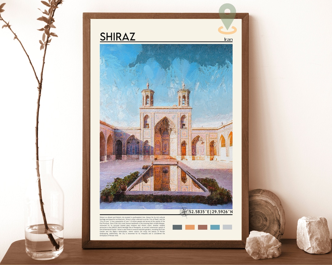 Shiraz Print, Shiraz Poster, Shiraz Wall Art, Shiraz Travel Print ...