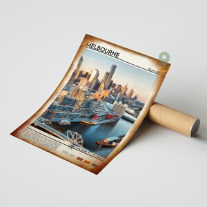 Melbourne Print Melbourne Poster Melbourne Wall Art - Etsy