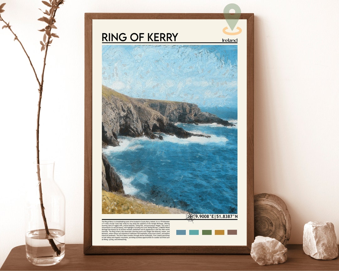 Ring of Kerry Print, Ring of Kerry Poster, Ring of Kerry Wall Art, Ring ...