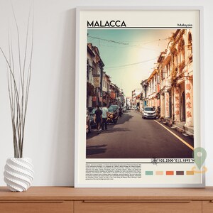 Malacca Print, Malacca Poster, Malacca Wall Art, Malacca Travel ...