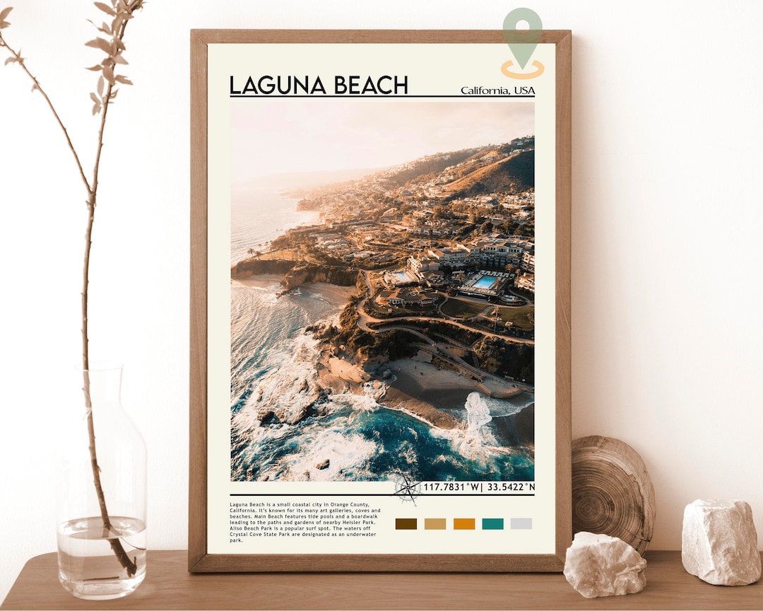 Laguna Beach Print, Laguna Beach Art, Laguna Beach Poster, Laguna Beach ...