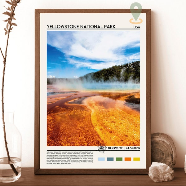 Yellowstone Poster - Etsy