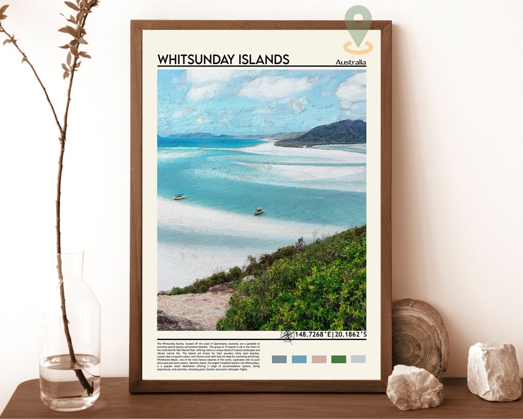 Whitsunday Islands Print, Whitsunday Islands Poster, Whitsunday Islands ...