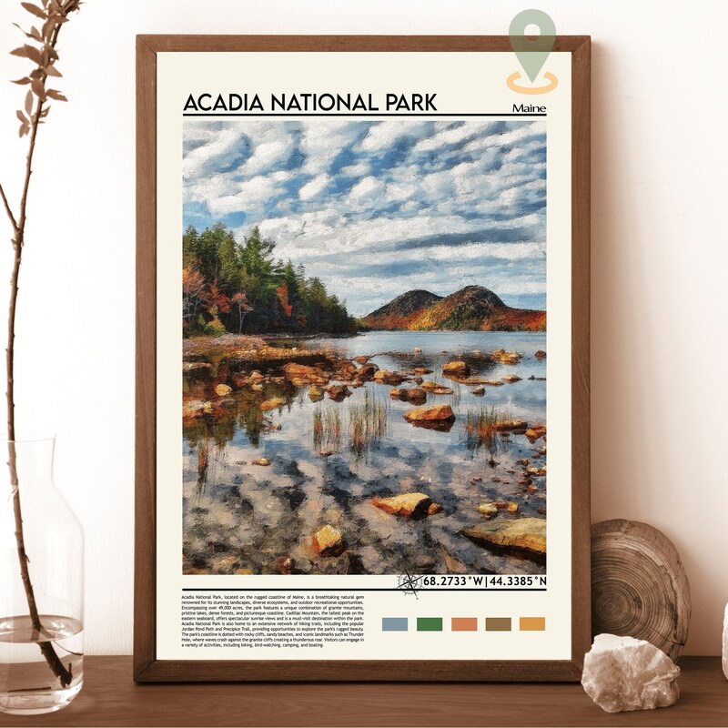 Acadia Print - Etsy