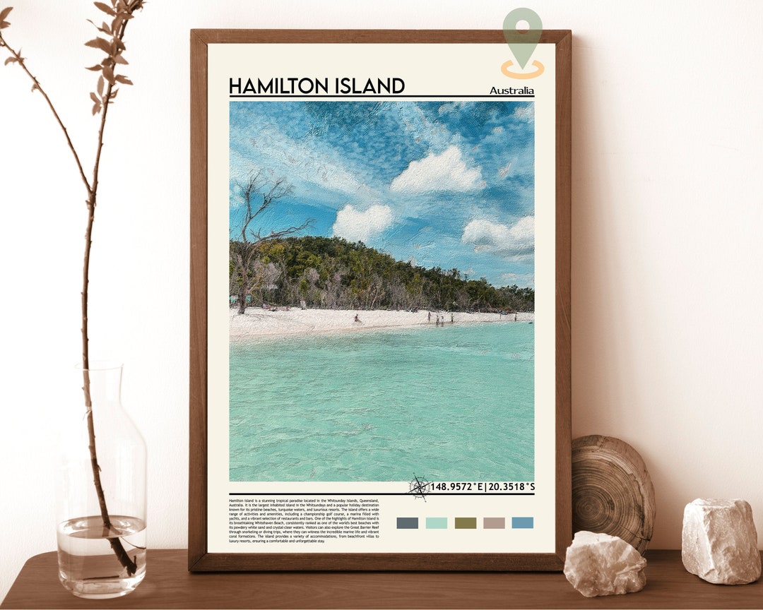 Hamilton Island Print, Hamilton Island Poster, Hamilton Island Wall Art ...