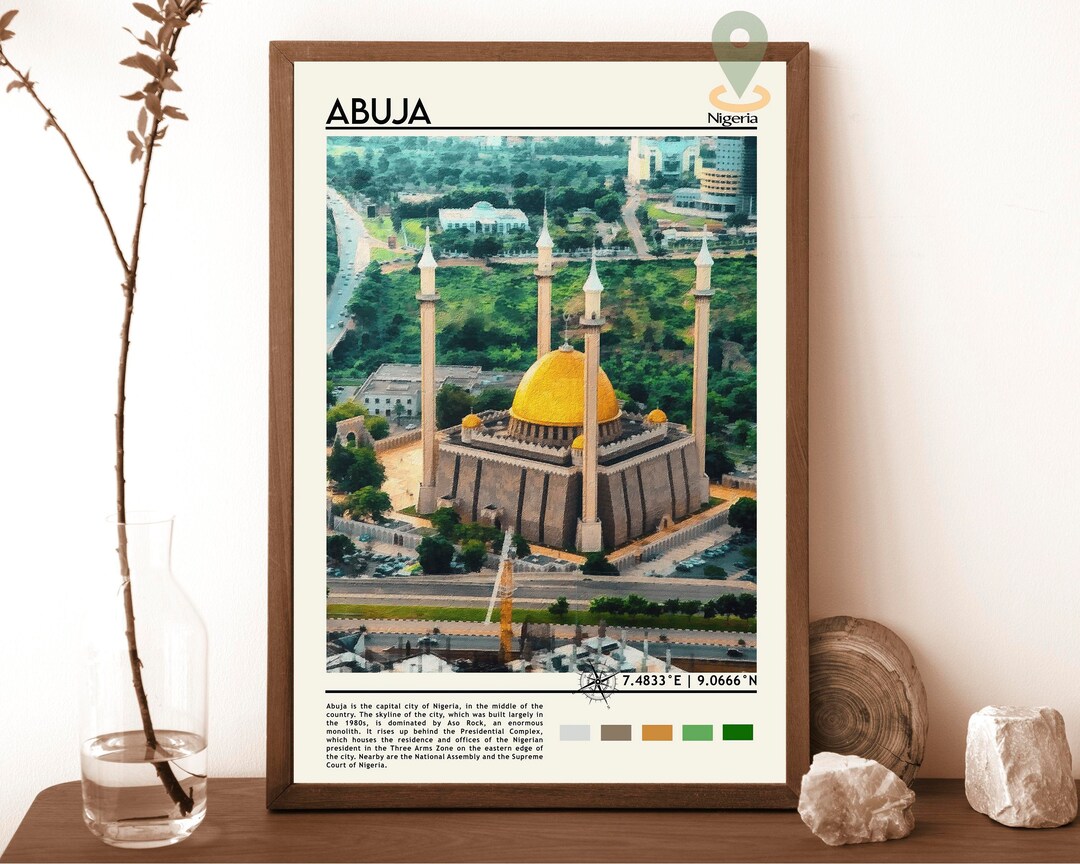 Abuja Print, Abuja Art, Abuja Poster, Abuja Photo, Abuja Poster Print, Abuja Painting, Nigeria ...