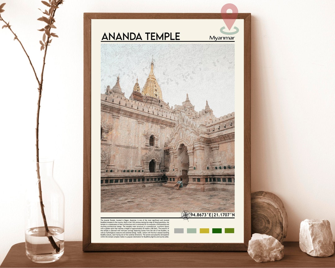 Ananda Temple Print, Ananda Temple Poster, Ananda Temple Wall Art ...