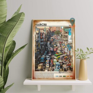 Nairobi Print, Nairobi Poster, Nairobi Wall Art, Nairobi Travel Print ...