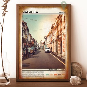 Malacca Print, Malacca Poster, Malacca Wall Art, Malacca Travel ...