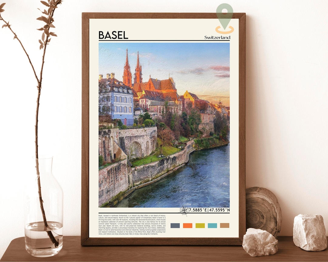 Basel Print, Basel Poster, Basel Wall Art, Basel Travel, Basel Art ...