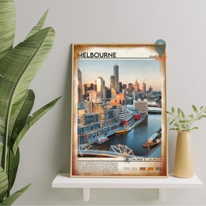 Melbourne Print Melbourne Poster Melbourne Wall Art - Etsy
