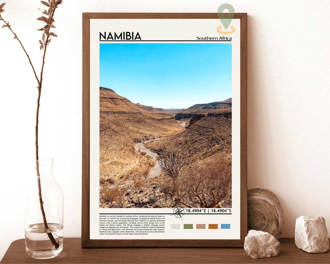 Namibia Print, Namibia Art, Namibia Poster, Namibia Photo, Namibia ...