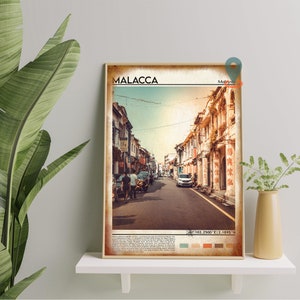 Malacca Print, Malacca Poster, Malacca Wall Art, Malacca Travel ...