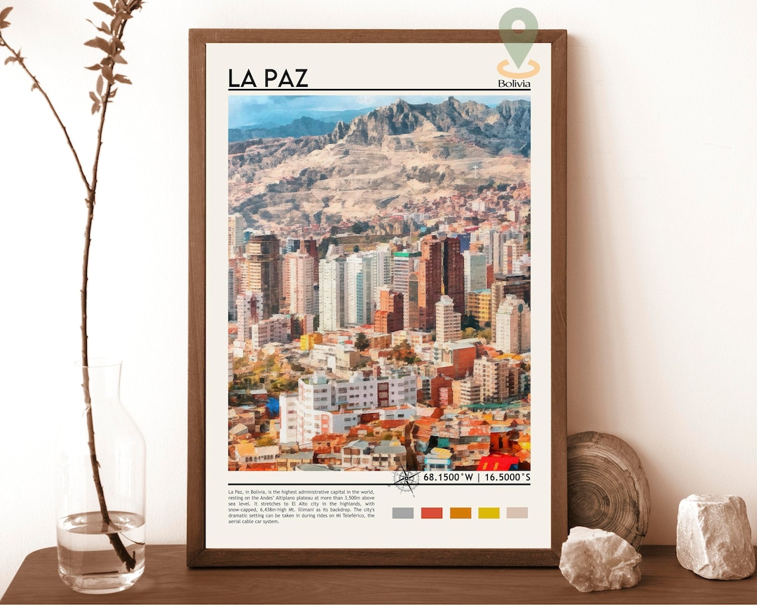 La Paz Print, La Paz Photo, La Paz Poster, La Paz Painting, La Paz Art ...