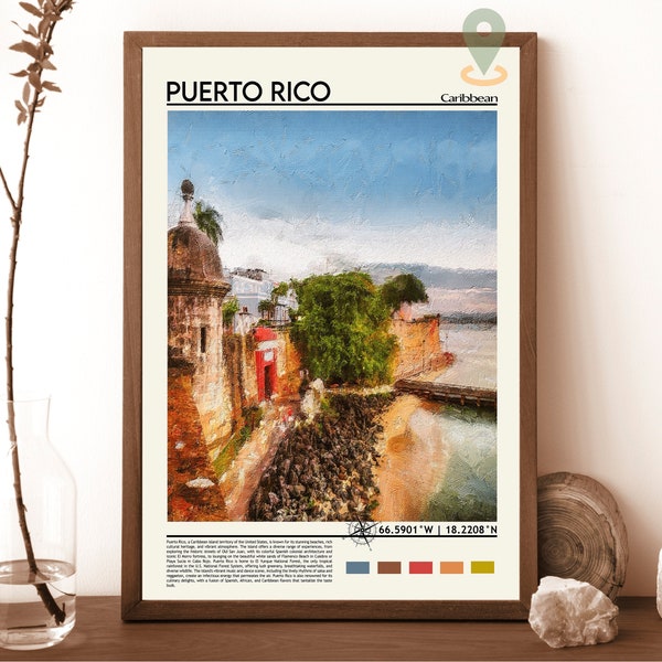 Puerto Rico Poster - Etsy
