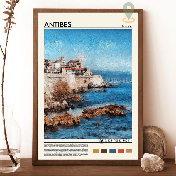 Antibes poster - Etsy France