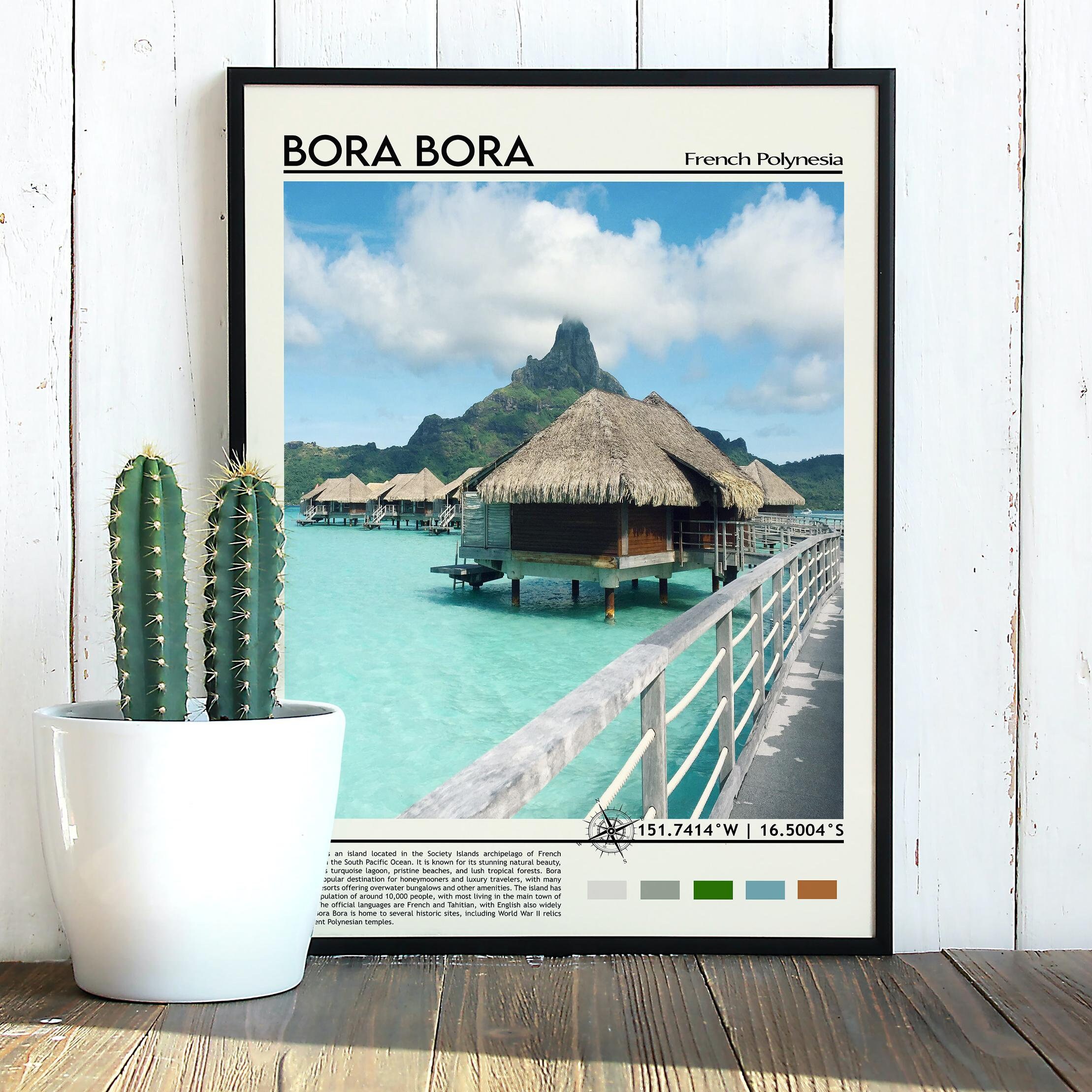 Bora Bora Print Bora Bora Art Bora Bora Poster Bora Bora - Etsy