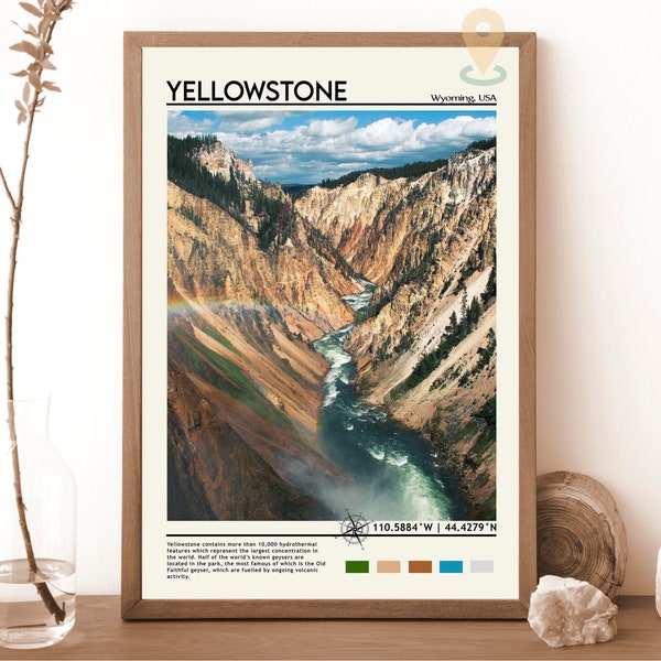 Yellowstone Poster - Etsy