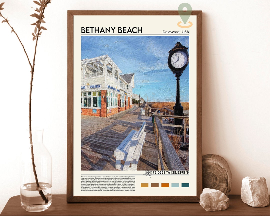 Bethany Beach Print, Bethany Beach Poster, Bethany Beach Wall Art ...