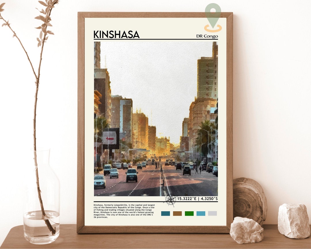 Kinshasa Print, Kinshasa Art, Kinshasa Poster, Kinshasa Photo, Kinshasa ...