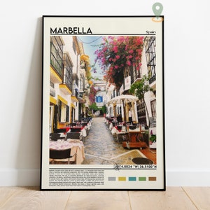 Marbella Print, Marbella Poster, Marbella Wall Art, Marbella Travel ...