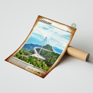 Langkawi Malaysia Travel Print, Langkawi Travel Poster, Malaysia Travel ...